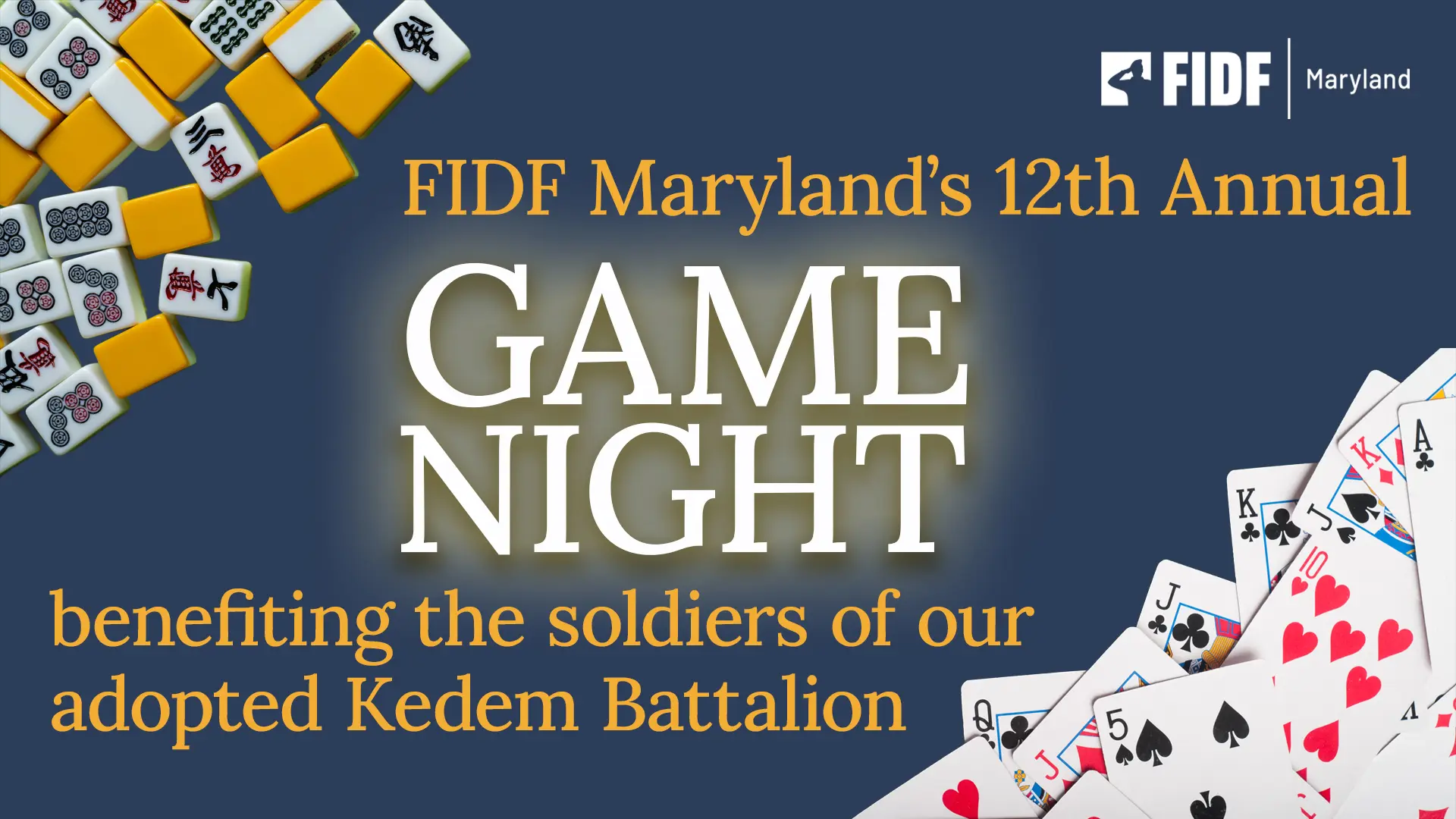 FIDF Maryland’s 12th Annual Game Night | Friends of the IDF
