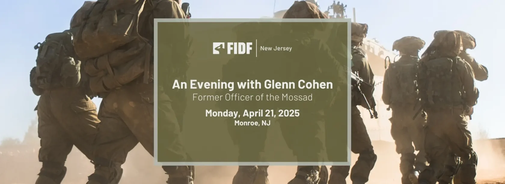 An Evening with Glenn Cohen | Friends of the IDF